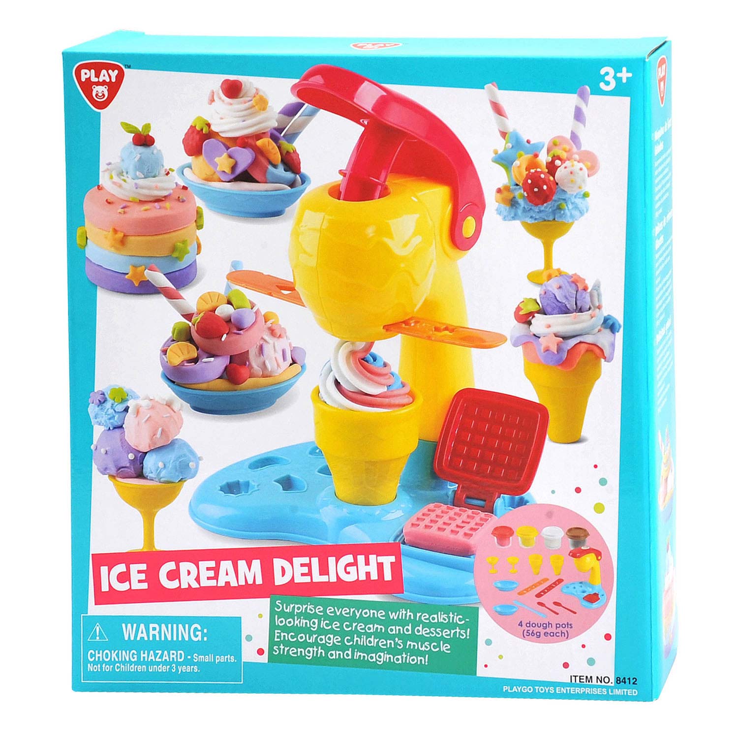 Play Go Ice Cream Delight (4 X 2 Oz Dough Included) | Buy Online | Ubuy ...