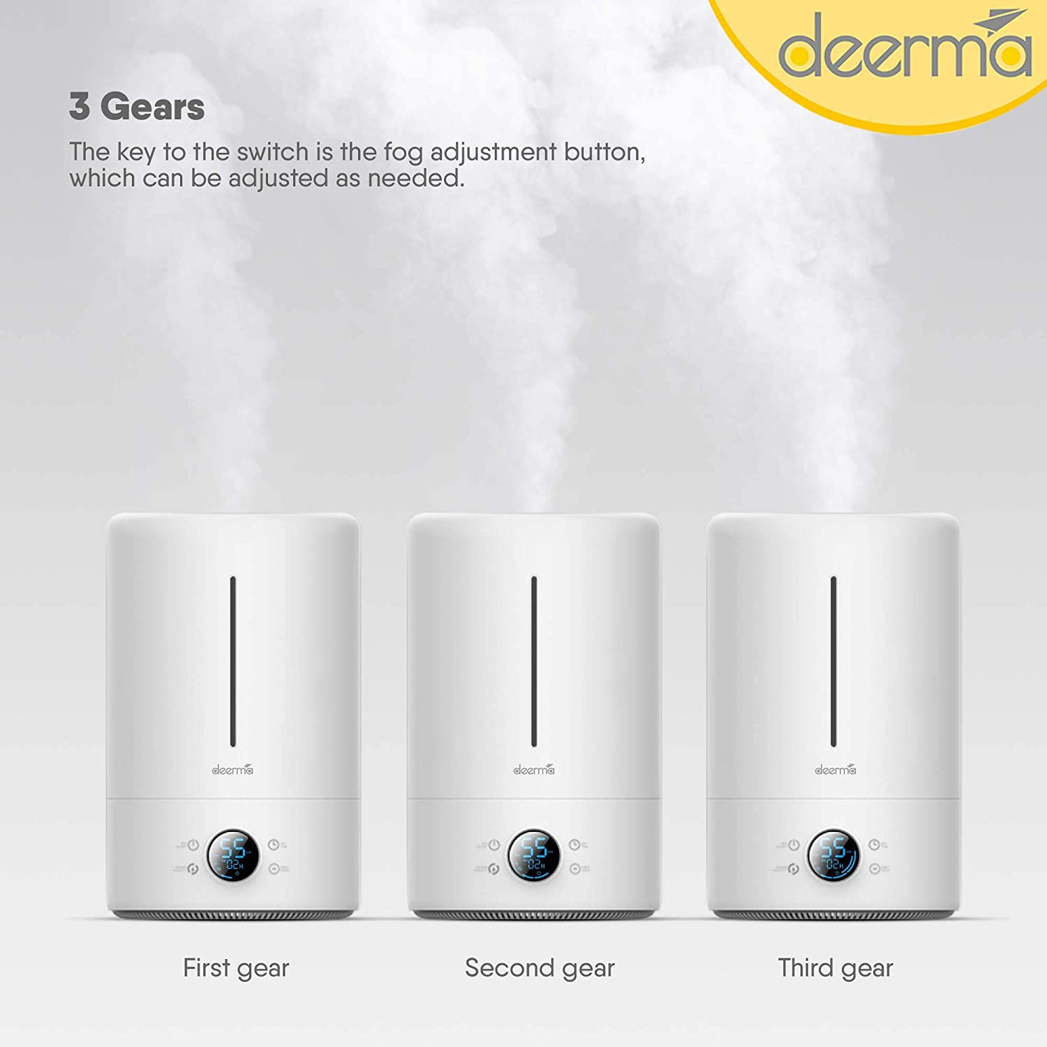 Deerma F628S Smart Humidifier With UV Lamp Sterilization Room Air Purifier | Buy Online | Ubuy ...