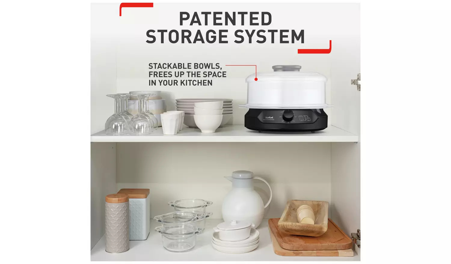 Tefal VC139865 Bowl Food Steamer Mini Compact Steam Cooker 1.2L 800w ...