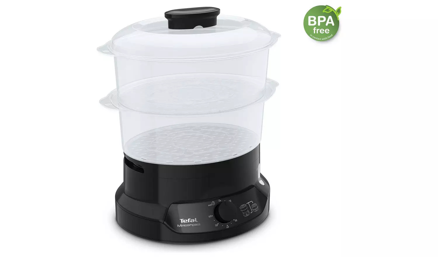 Tefal VC139865 Bowl Food Steamer Mini Compact Steam Cooker 1.2L 800w ...