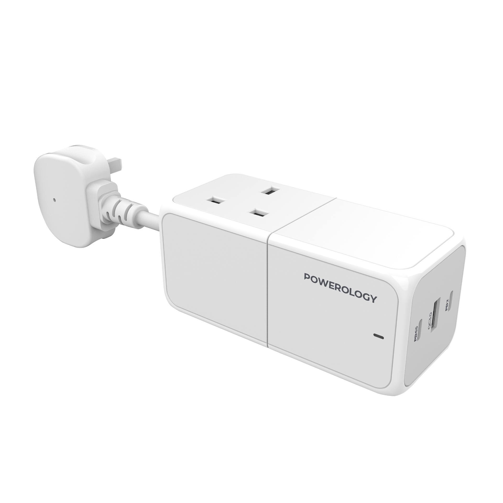 Powerology 65W USB Power Strip with Dual Power Sockets | Buy Online ...