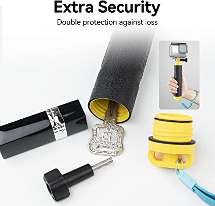 TELESIN Rubber Floaty Bobber Handle for GoPro & Most Action Cameras ...