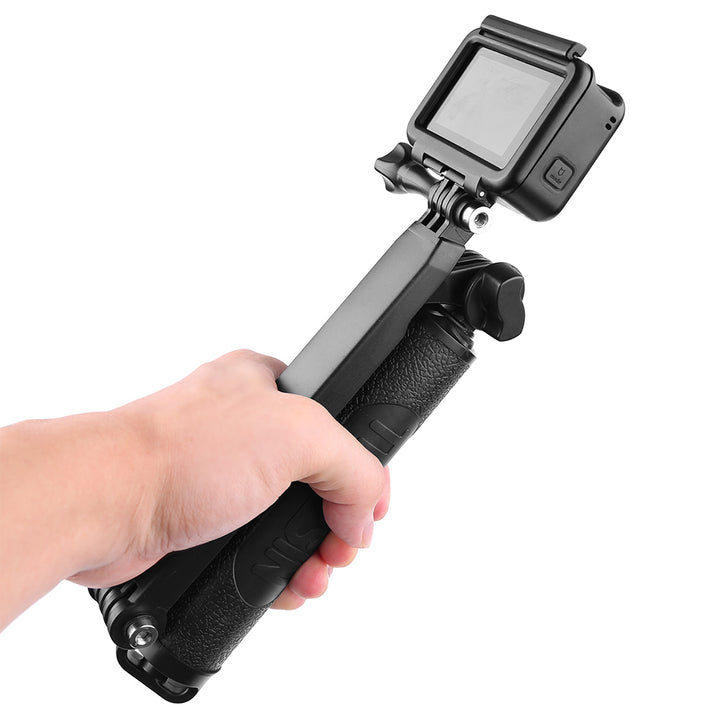 TELESIN Waterproof Selfie Stick Floating Hand Grip + 3-Way Grip Arm ...