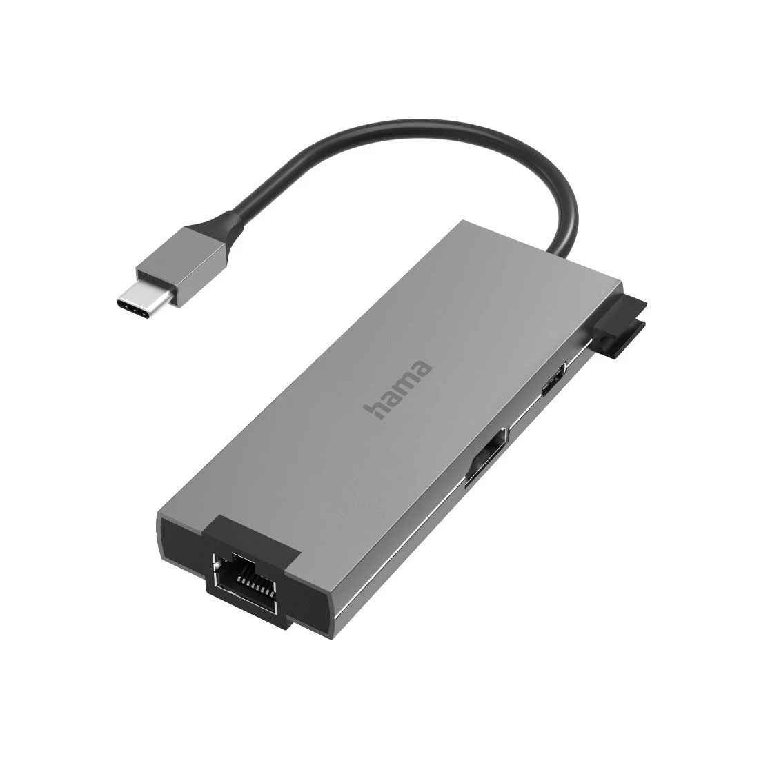 Hama 200109 USB-C Hub, Multiport, 5 Ports, 2 X USB-A, USB-C, HDMI, Lan ...