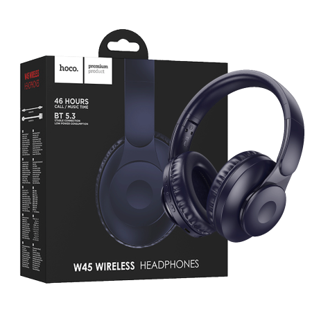Hoco W45 Enjoy Bluetooth Wireless Full-size Headphones - Blue | Buy ...