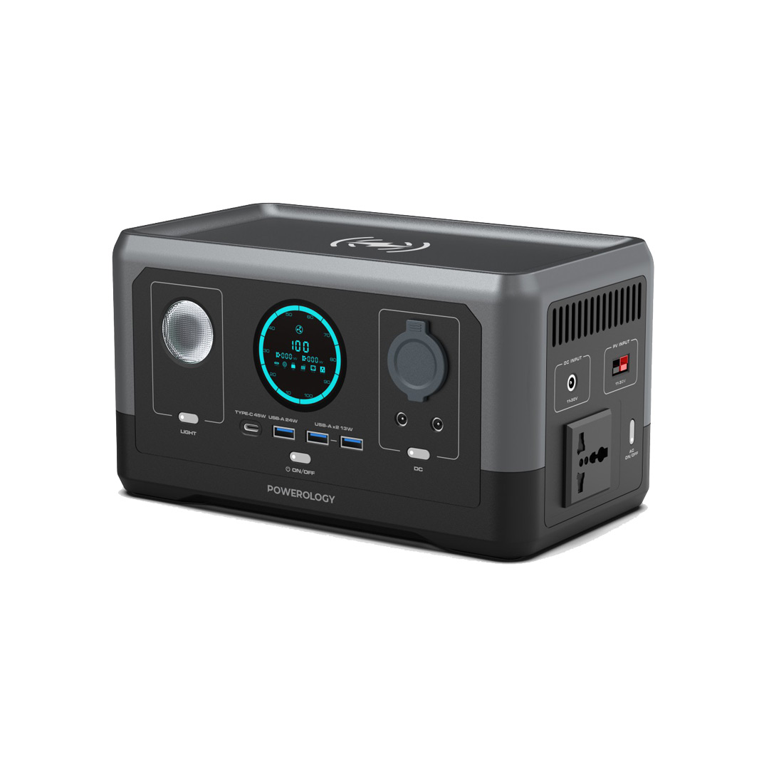 Powerology Portable Power Generator Fast Charging 76800mAh 300W - Black ...