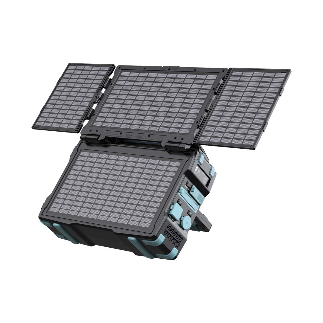 Powerology Portable Solar Power Generator 284Wh 300W QC - Black | Buy ...