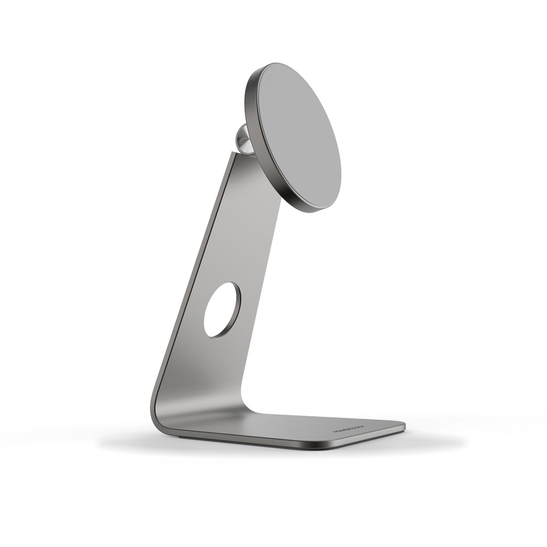 Powerology Desktop Acute MagSafe Phone Stand with 17*N52 Magnets - Dark ...
