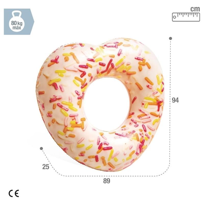 Intex Sprinkle Donut Heart Tube, Age 9+ - 56253 | Buy Online | Ubuy ...