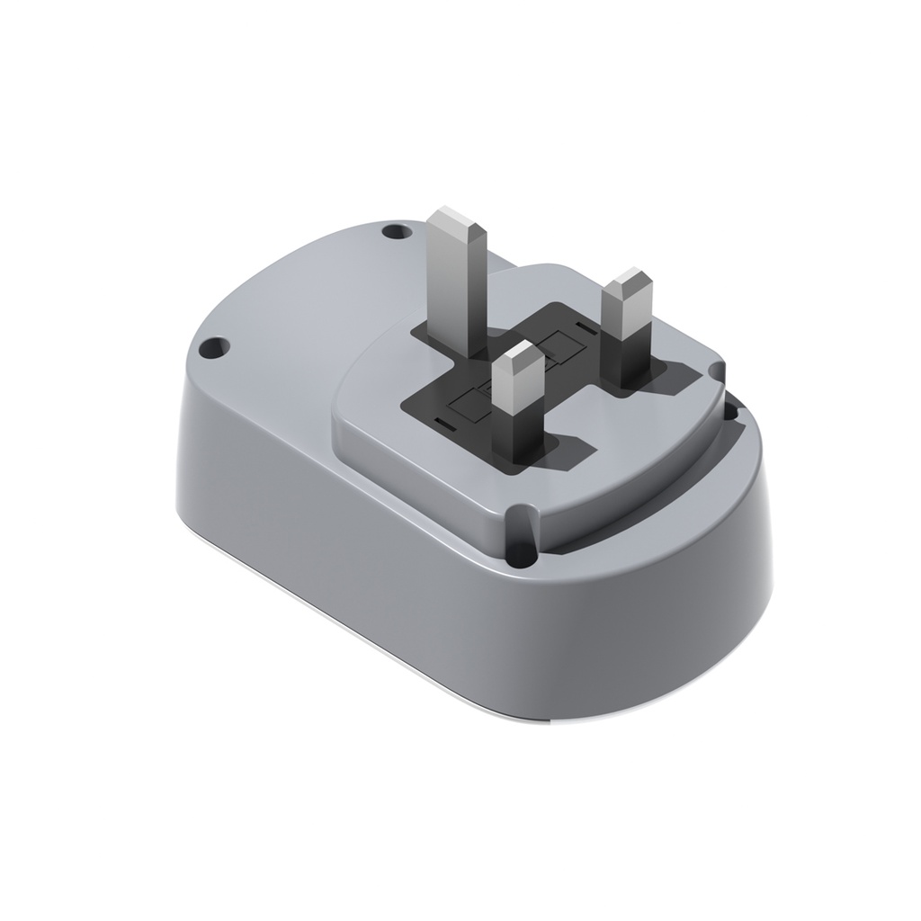 Porodo 3in1 Multi-type Socket with AC USB-A Type C UK - White | Buy ...