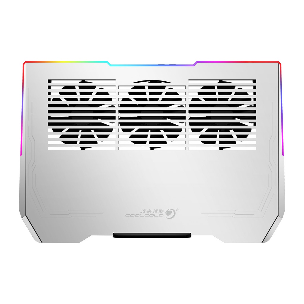Porodo Gaming Al RGB Laptop Cooling Fan - Silver | Buy Online | Ubuy Qatar