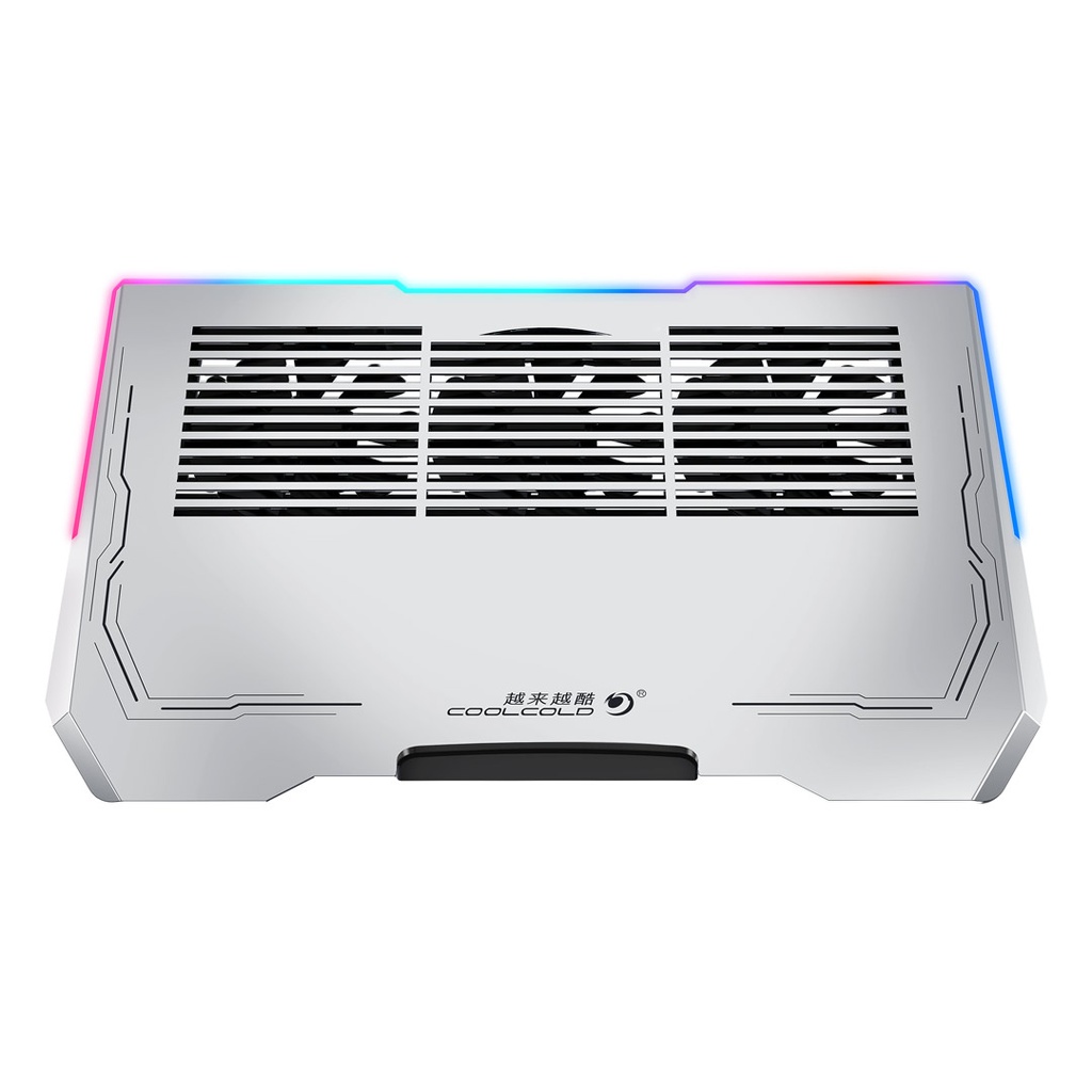 Porodo Gaming Al RGB Laptop Cooling Fan - Silver | Buy Online | Ubuy Qatar