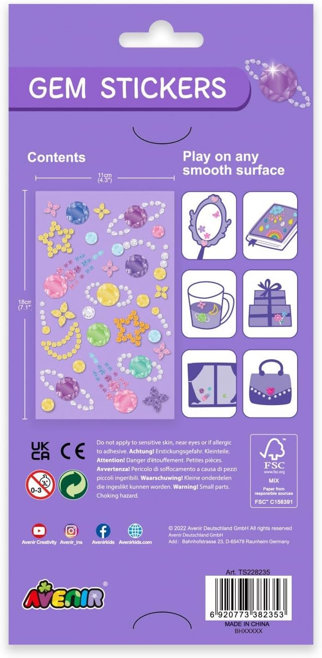 Avenir Gem Stickers Galaxy | Buy Online | Ubuy Bahrain