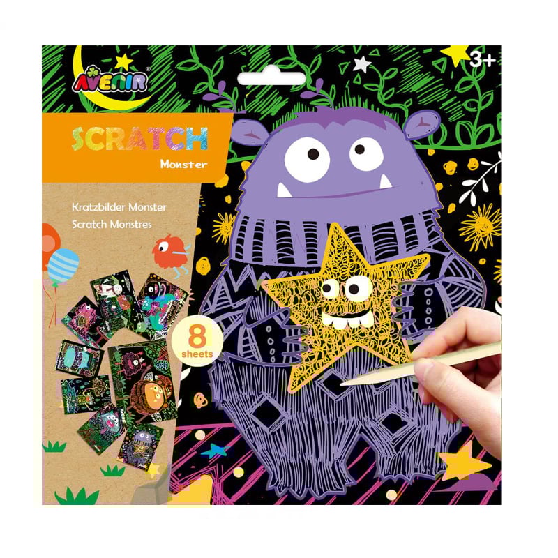 Avenir Scratch - Monster | Buy Online | Ubuy United Arab Emirates