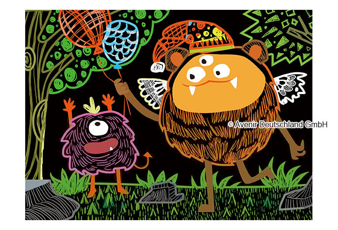 Avenir Scratch - Monster | Buy Online | Ubuy United Arab Emirates