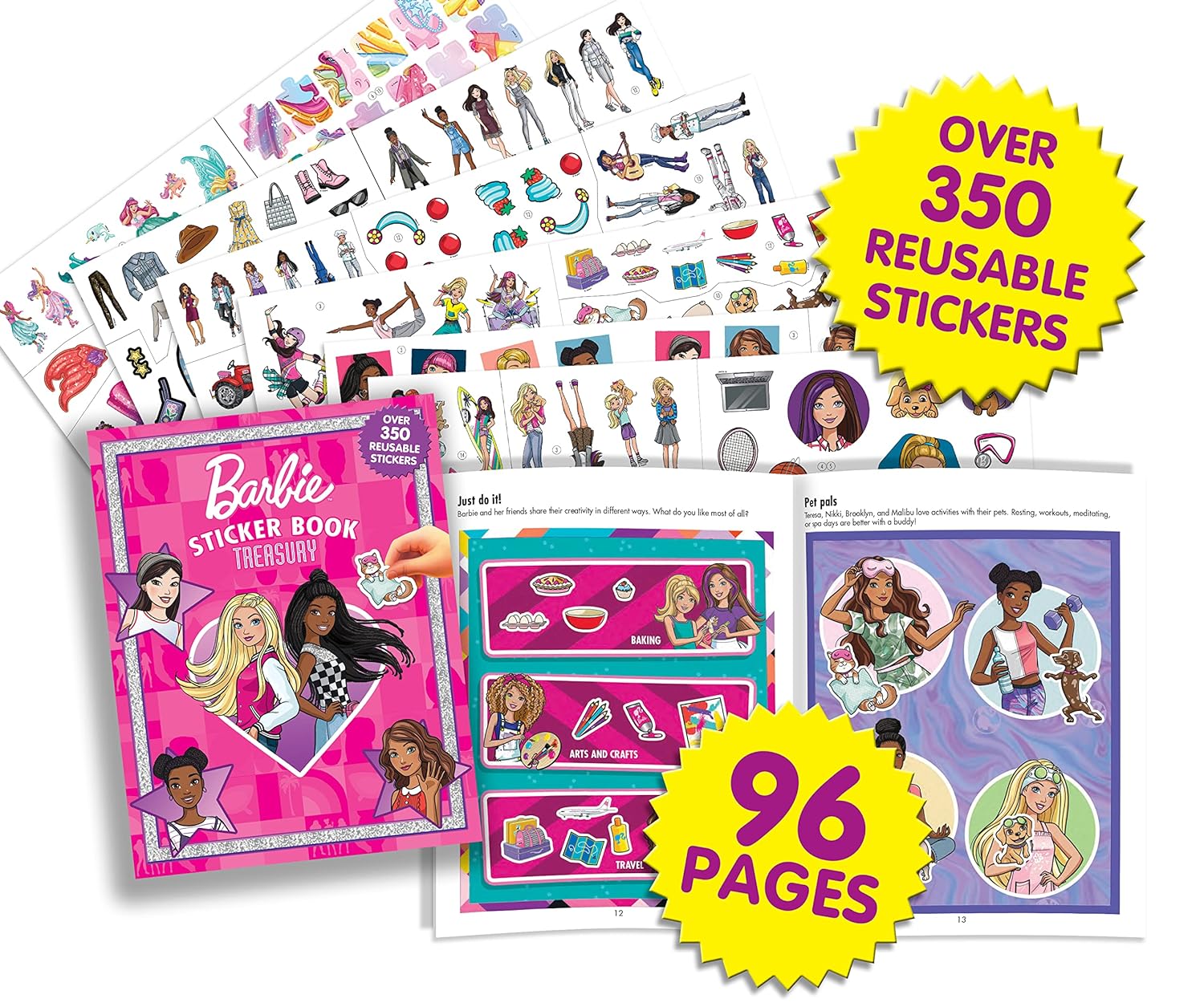 Phidal Mattel Barbie Sticker Book Treasury | Buy Online | Ubuy السعودية