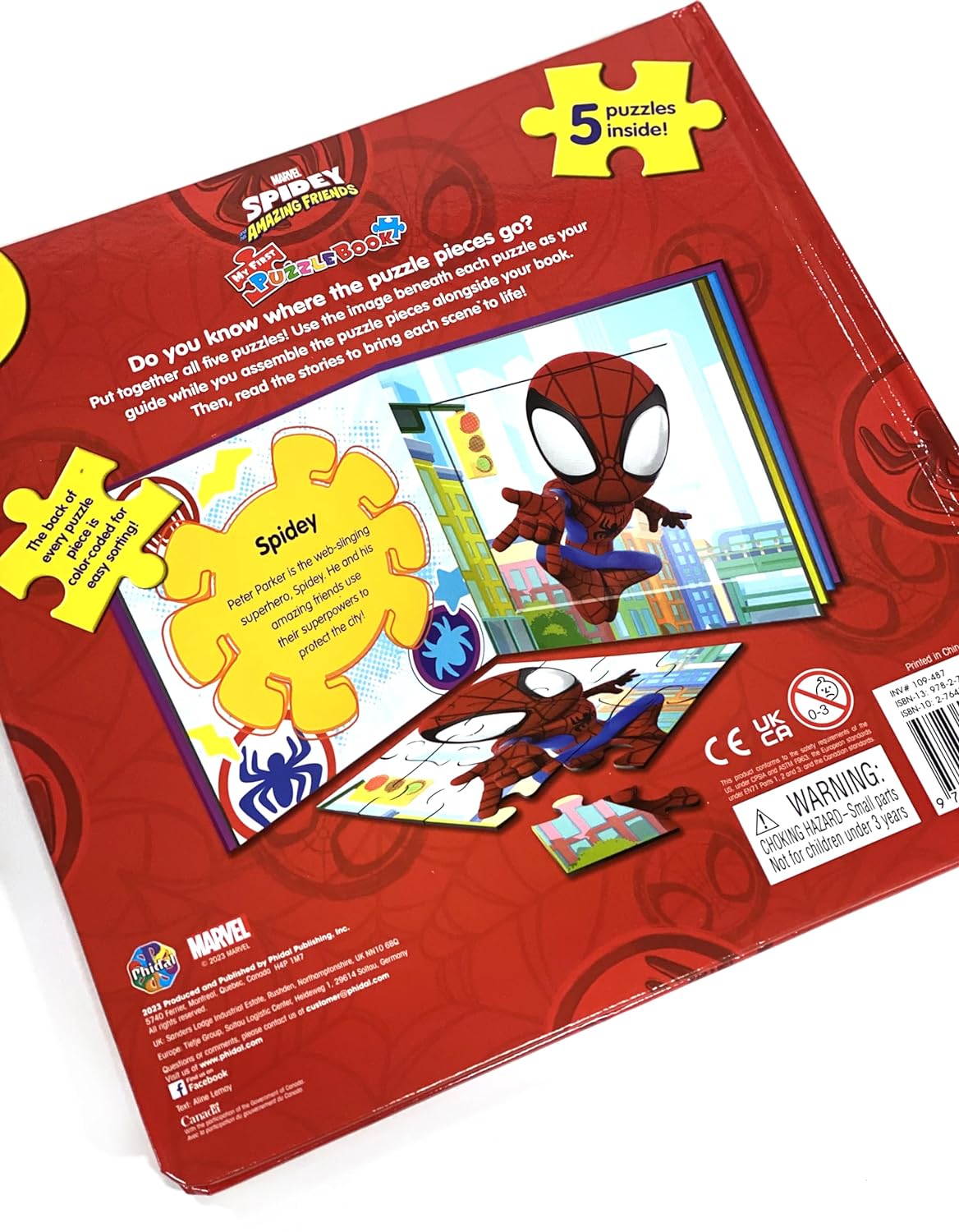 Phidal Marvel Spidey & Friends My First Puzzle Book | Buy Online | Ubuy ...
