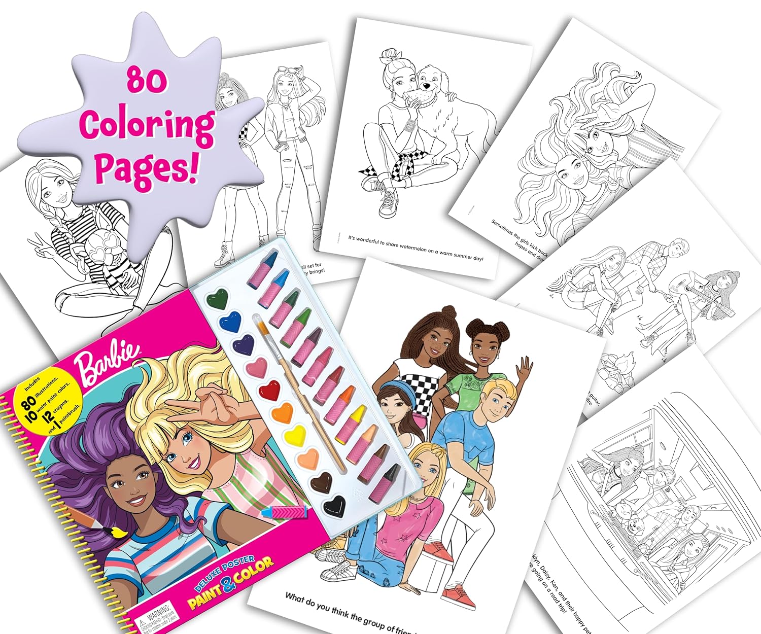 Phidal Mattel Barbie My Busy Book | Buy Online | Ubuy Bahrain