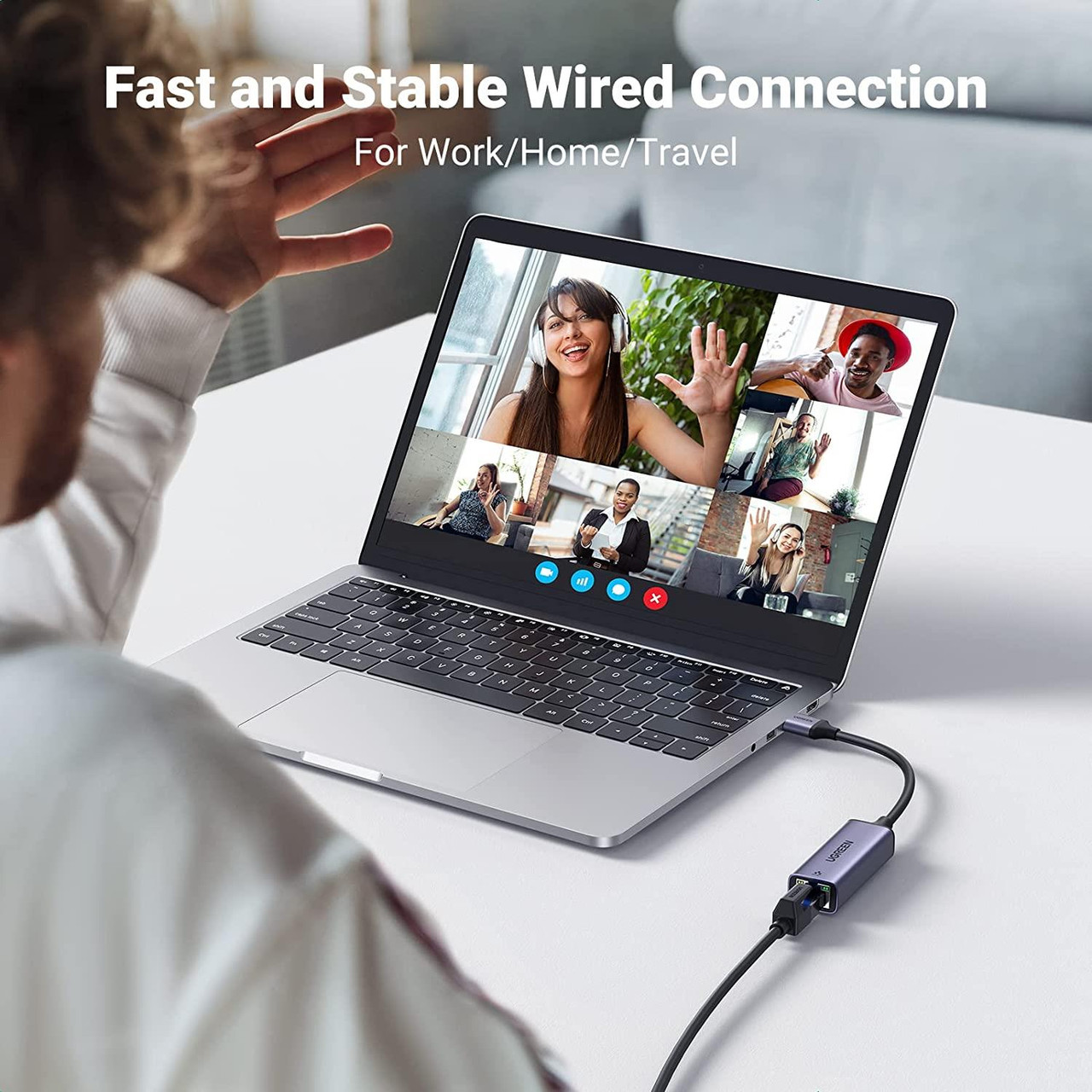 UGreen USB to RJ45 Ethernet Adapter Aluminum Case (Space Gray) | Buy ...