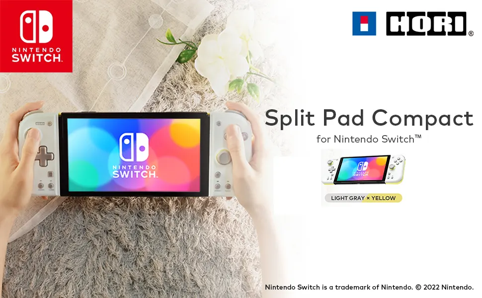 Hori Nintendo Switch Split Pad Pro - Light Gray & Yellow | Buy Online ...